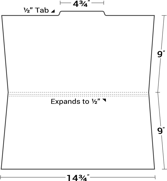 Personalized Legal Size File Folder With Top Center Tab Personalized Legal Size File Folder With Top Center Tab