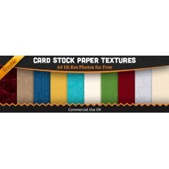 Free Paper Texture Pack: 64 High Resolution Card Stock Photos