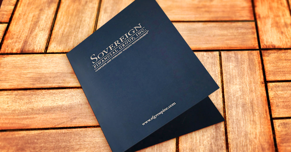 Sovereign Financial Group, Inc. Pocket Folder Design