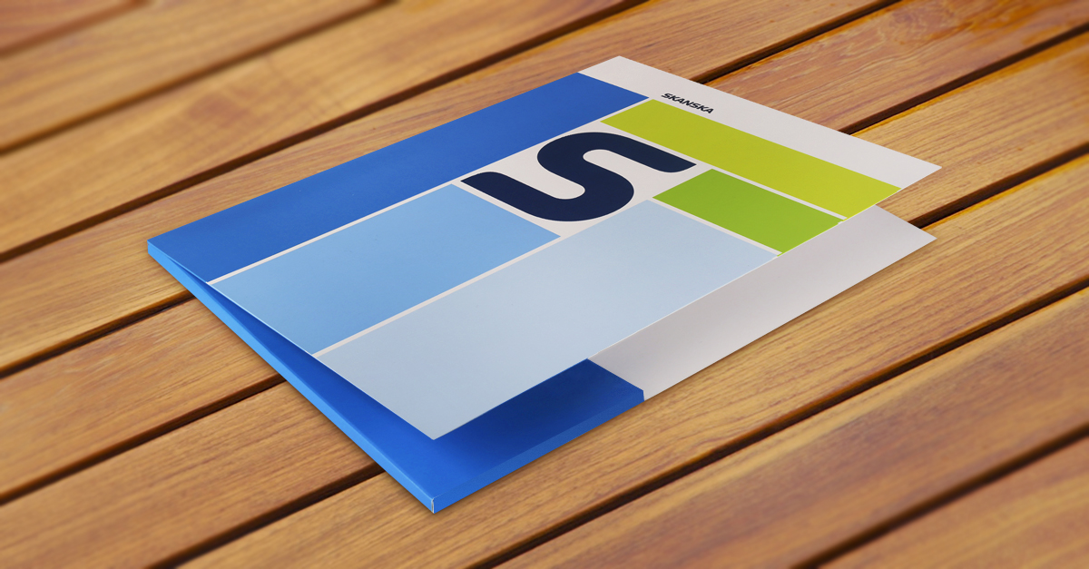Skanska Pocket Folder Design
