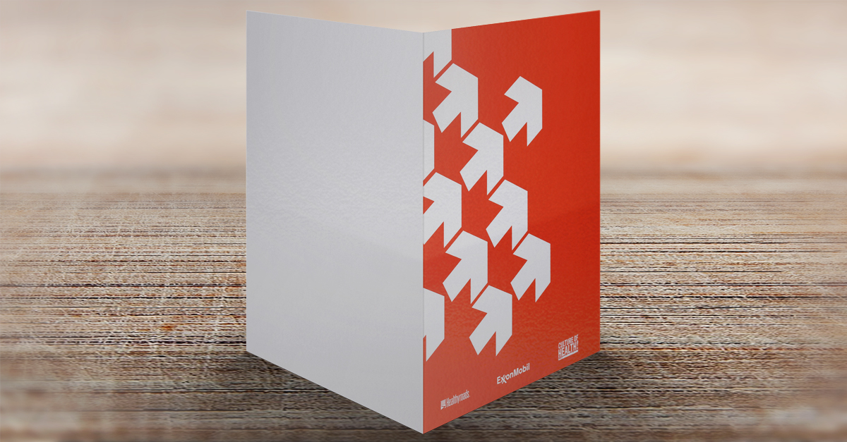 ExxonMobil Healthyroads Pocket Folder Design