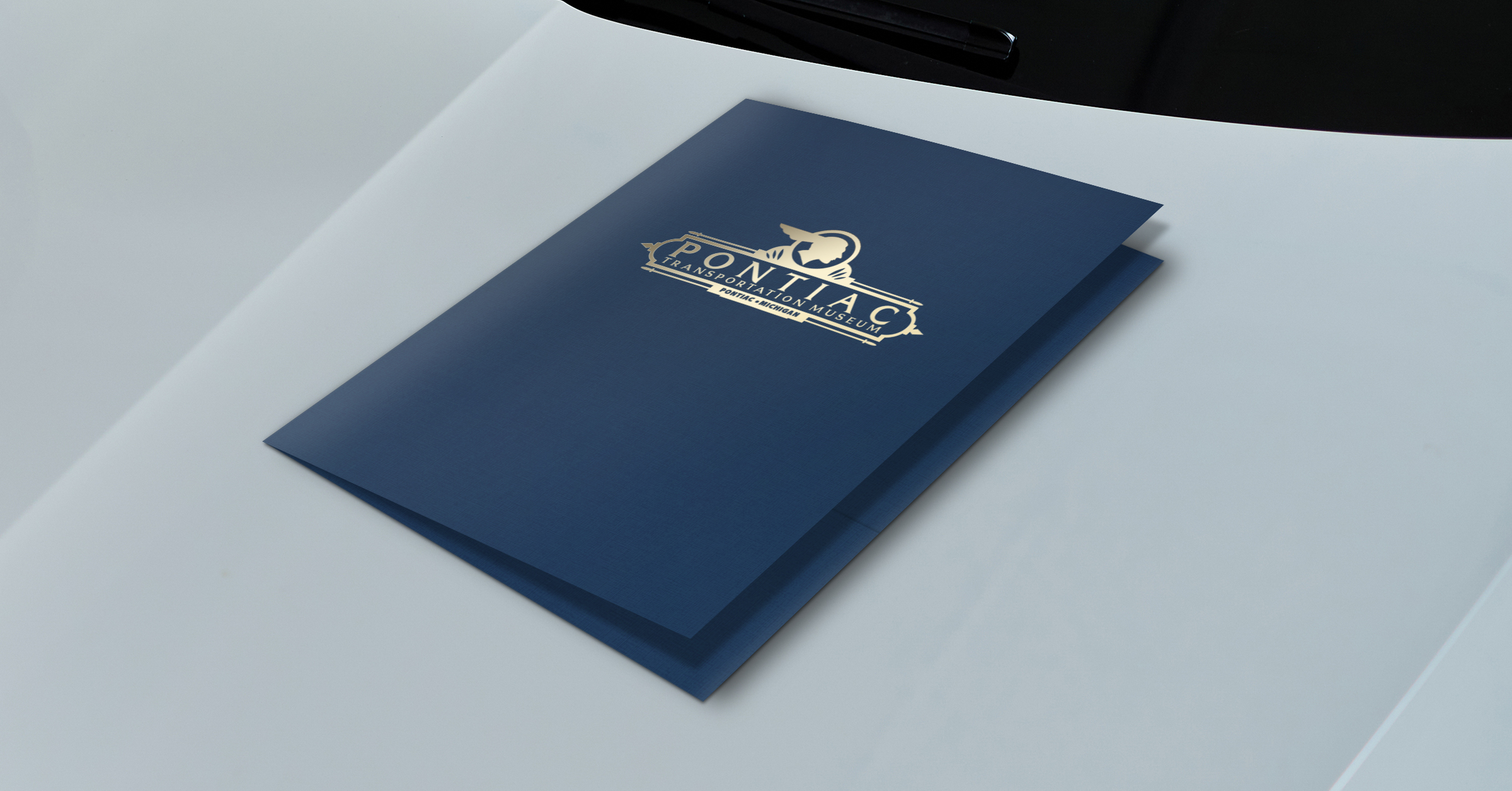 Folder Design: Pontiac Transportation Museum Presentation Folders
