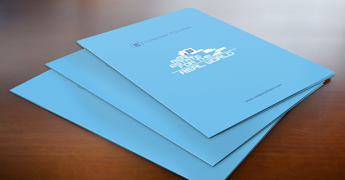 Real Estate for the Real World - Free Folder Design Template for ...
