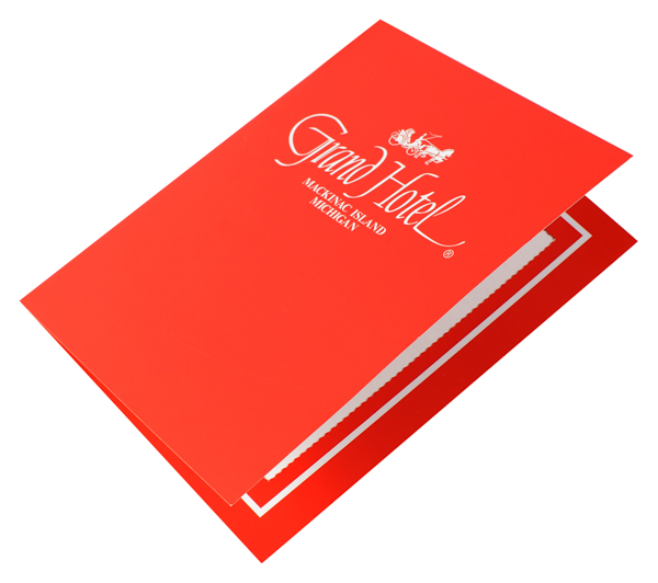 Custom Printed Portrait 5x7 Paper Photo Folders