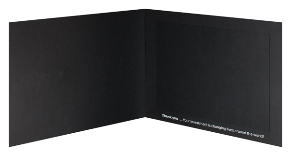 Custom Printed 8x10 Landscape Paper Photo Folders