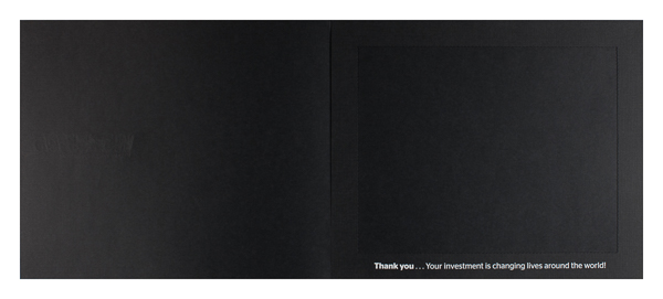 Custom Printed 8x10 Landscape Paper Photo Folders