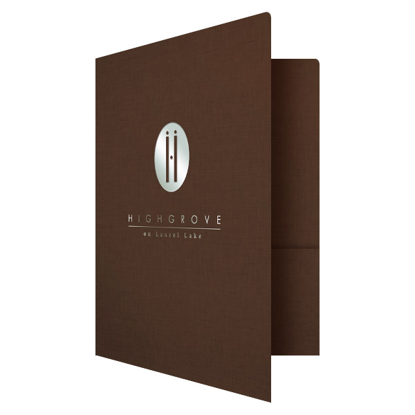 Custom Printed Original 2 Pocket Presentation Folder