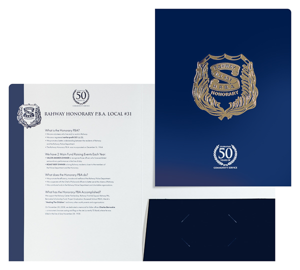 Custom Printed Right Pocket Letter Size Presentation Folder