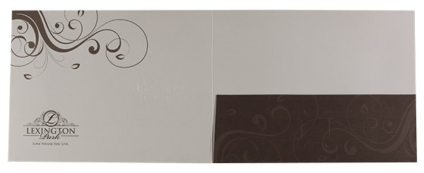 Custom Printed Landscape Right Pocket Presentation Folder