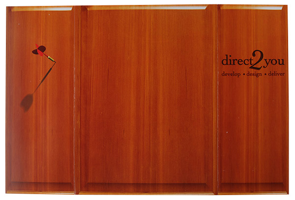 Custom Printed Center Pocket Gatefold Presentation Folder