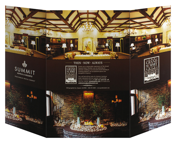 Custom Printed Center Pocket Gatefold Presentation Folder