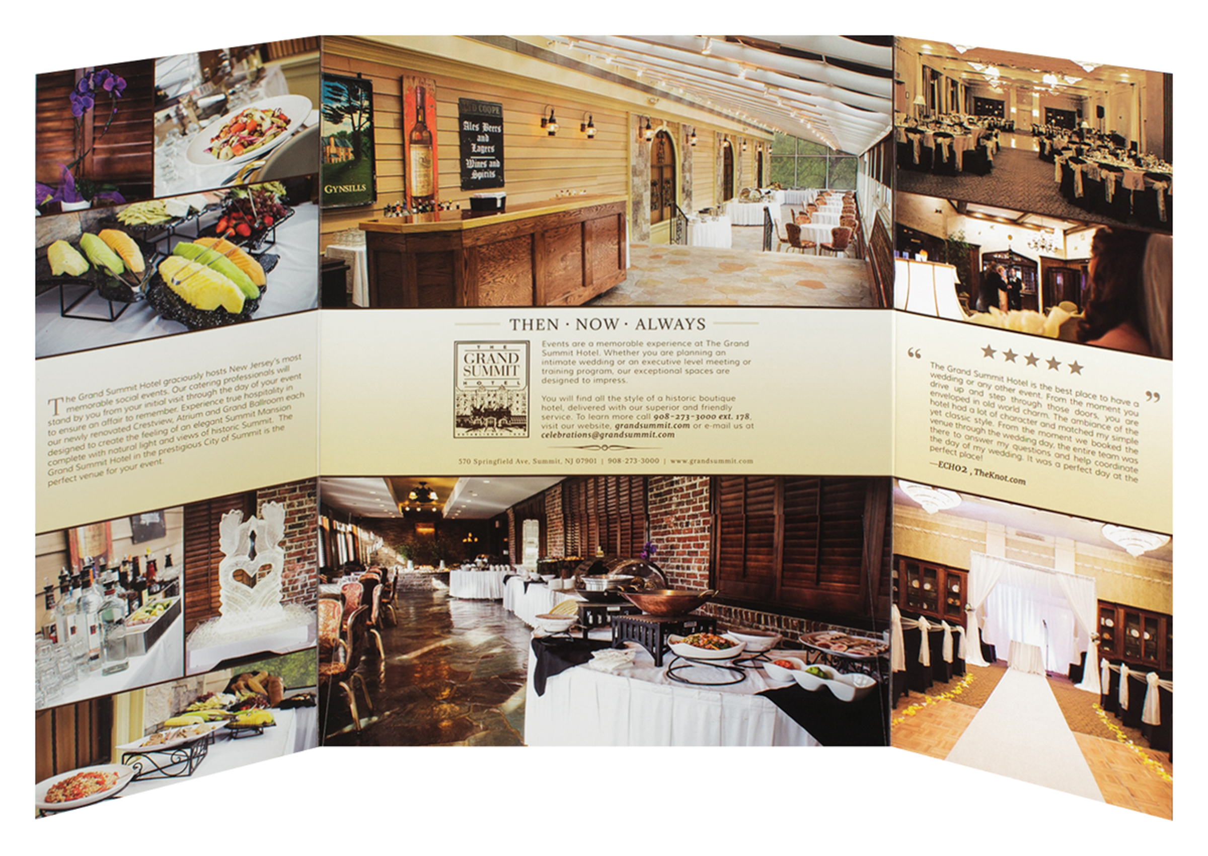 Custom Printed Center Pocket Gatefold Presentation Folder