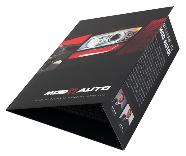 Custom Printed 2 Pocket Info Flap Presentation Folder