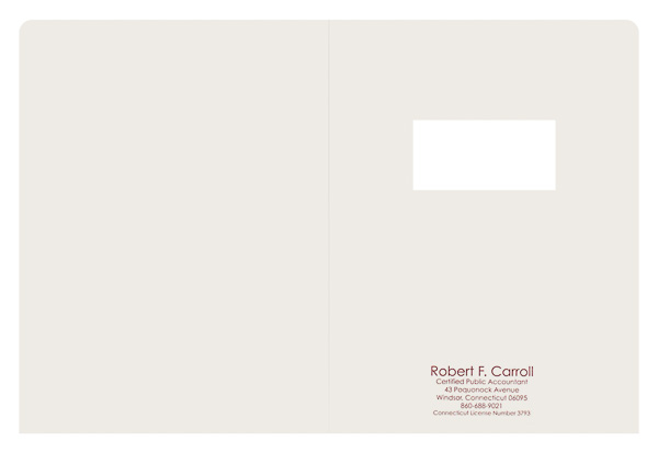 Custom Printed 2 Pocket Die Cut Window Presentation Folder