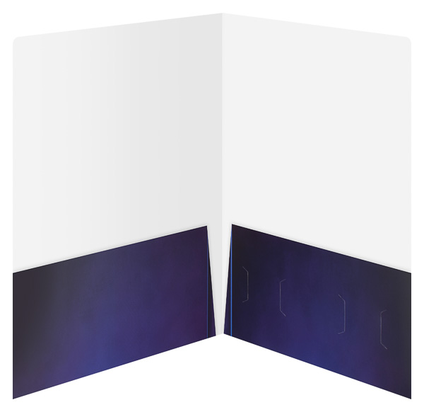 Custom Printed 1/4" Backbone 2 Pocket Presentation Folder