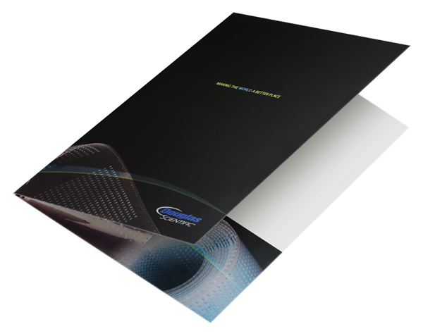 Full Color Presentation Folders, 4-Color Process 2-Pocket Folder Printing