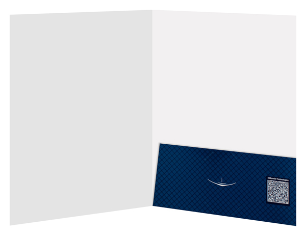 Custom Printed Square Corners Right Pocket Presentation Folder