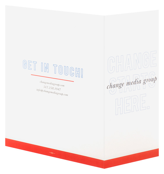 Custom Printed Small & Vertical Pocket Presentation Folder