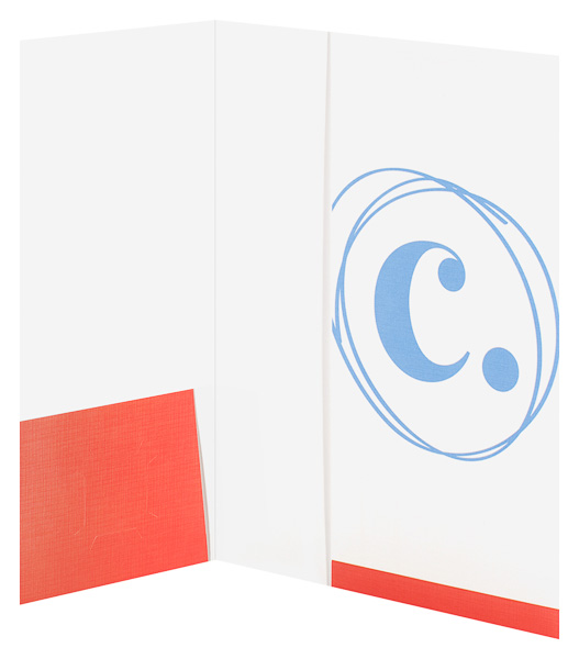 Custom Printed Small & Vertical Pocket Presentation Folder