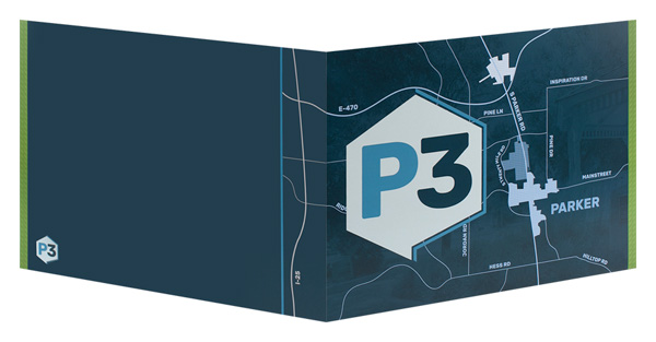 Two-Pocket Landscape Folder 12" x 9" | Custom Printed