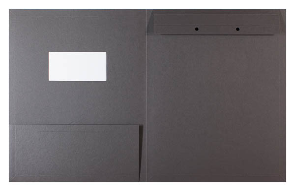 Custom Printed Expanding Folder w/ Window & Fold Down Tab