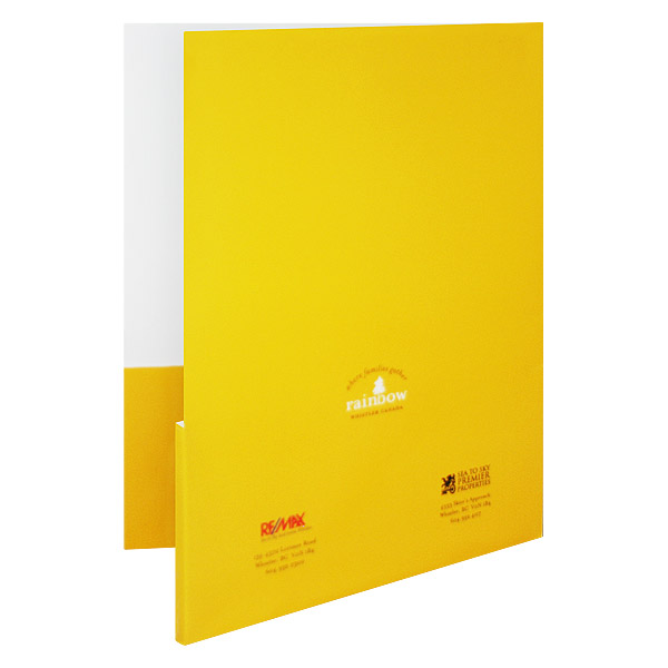 Custom Printed Box Pocket & Regular Pocket Presentation Folder