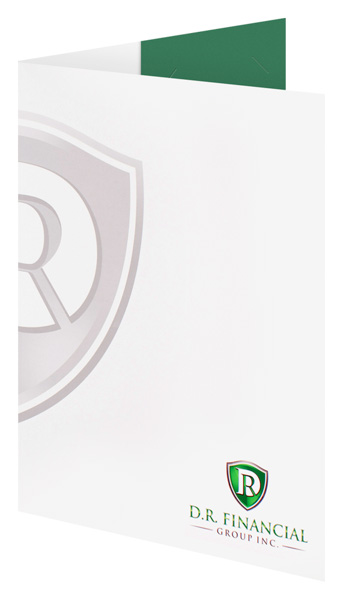 Custom Printed Box Pocket & Regular Pocket Presentation Folder