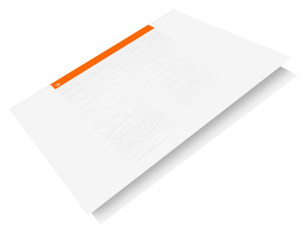 Custom Printed Left Horizontal & 5" Right Vertical Pocket Folder