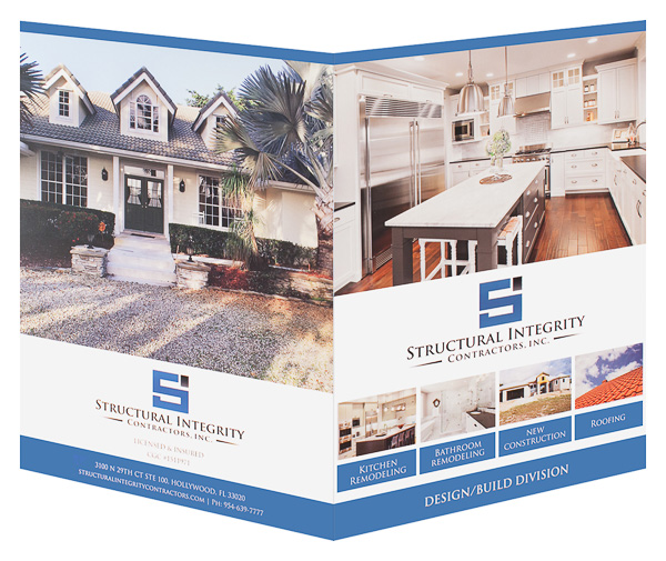 Custom Printed Vertical & Right Pocket Presentation Folder