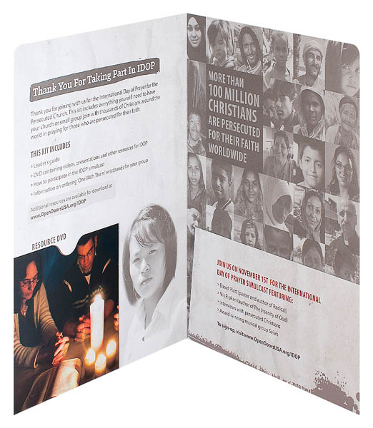 Custom Printed Right Pocket CD/DVD Sleeve Presentation Folder