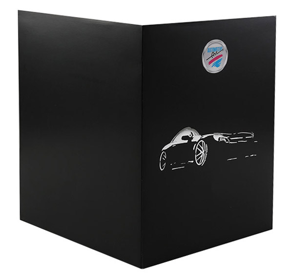 Presentation Folder with Two Wavy Pockets - Custom Folders