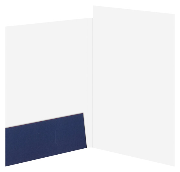 Left Pocket Presentation Folder - Fold Down Tab - Printing Shop
