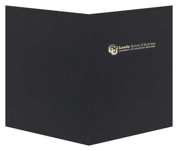 Foil Stamped Presentation Folders, Custom 2-Pocket Foil Folder Printing