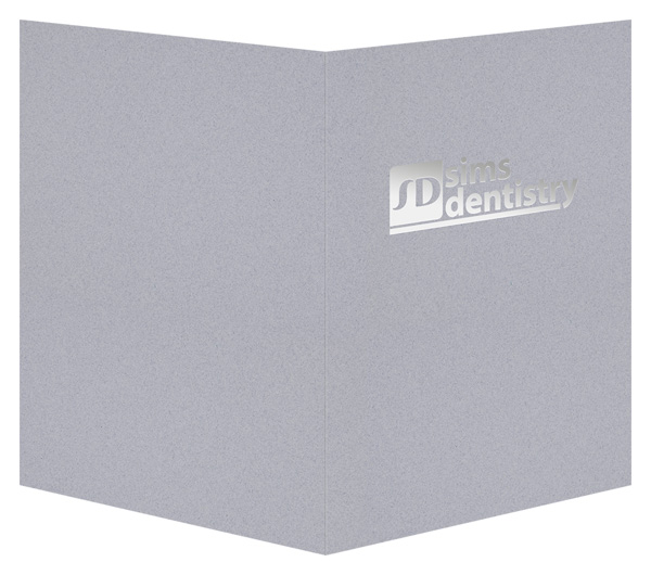 Foil Stamped Presentation Folders, Custom 2-Pocket Foil Folder Printing
