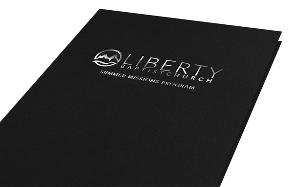 Foil Stamped Presentation Folders, Custom 2-Pocket Foil Folder Printing
