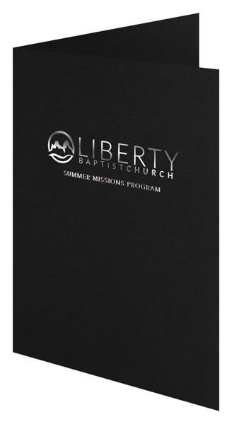 Foil Stamped Presentation Folders, Custom 2-Pocket Foil Folder Printing