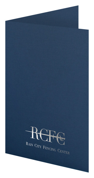 Foil Stamped Presentation Folders, Custom 2-Pocket Foil Folder Printing