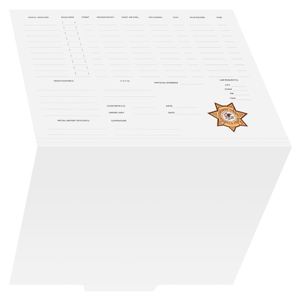 Custom Printed Letter Size Center Tab File Folder