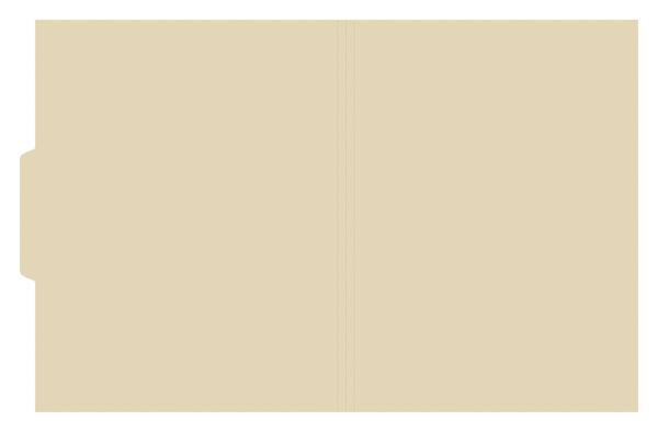 Custom Printed Letter Size Center Tab File Folder