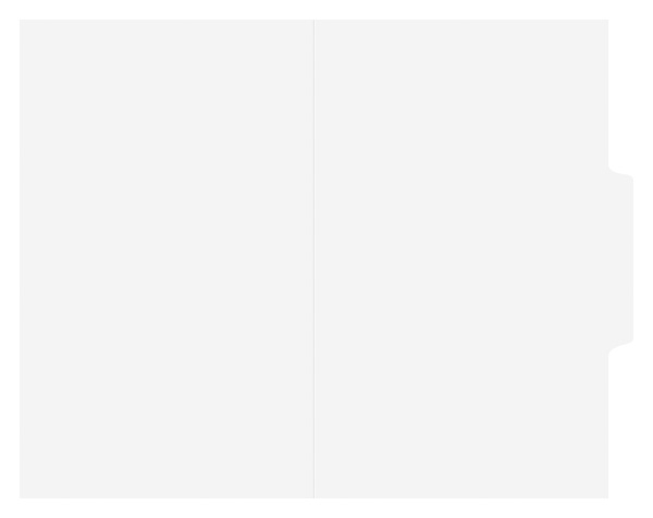 Personalized Legal Size File Folder with Top Center Tab