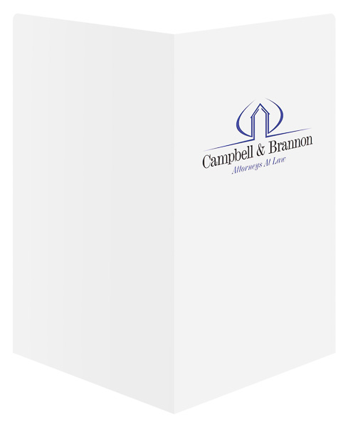 Custom Printed Legal Size Two Pocket Presentation Folder