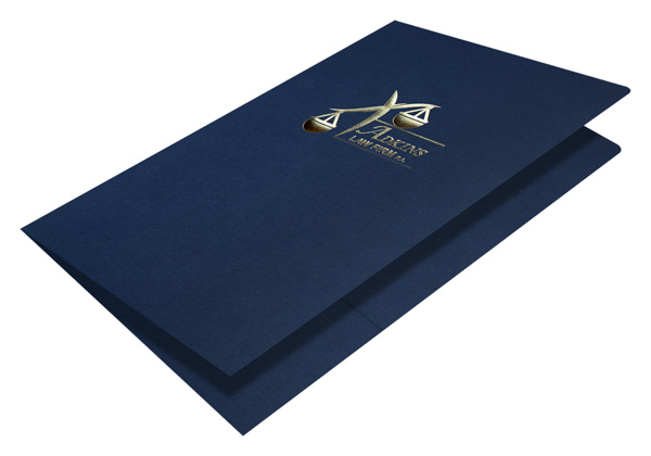 Custom Printed Legal Size Two Pocket Presentation Folder