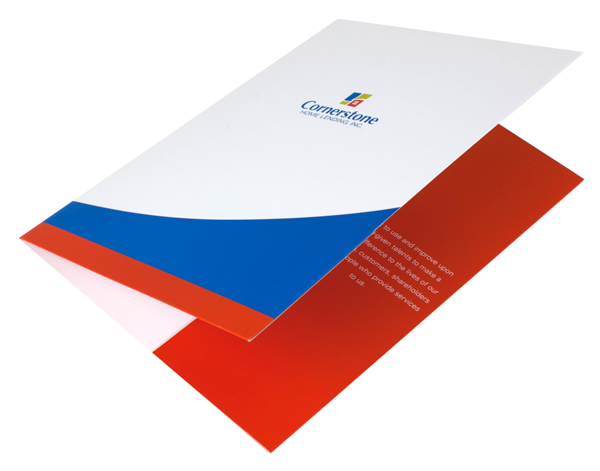 Custom Printed Vertical & Horizontal Pocket Legal Size Folder