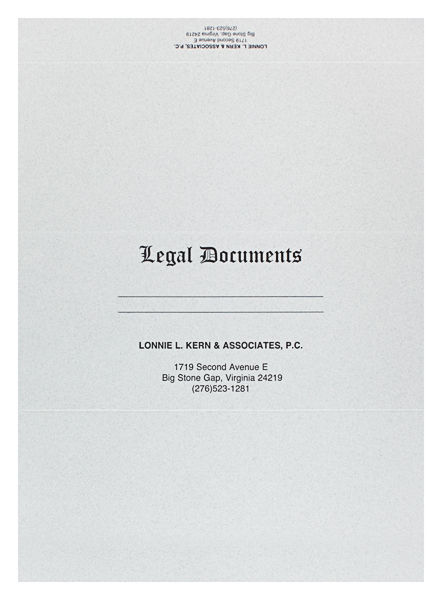 Custom Printed Letter Size Manuscript Cover