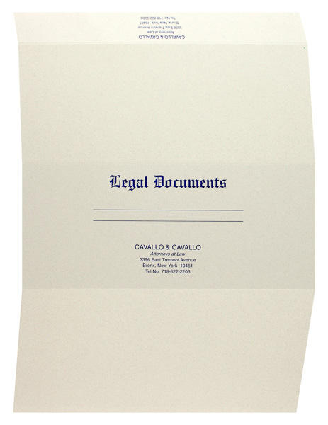 Custom Printed Letter Size Manuscript Cover