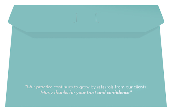 Custom Printed 10x13 Deluxe Portfolio Envelope w/ Flap