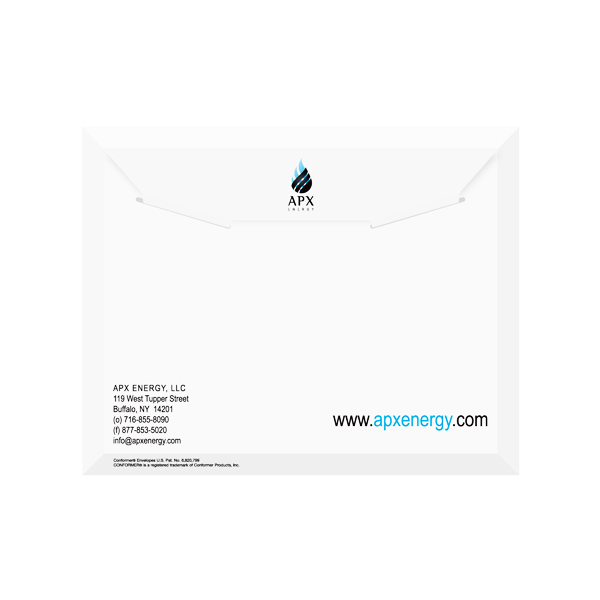 Custom Printed Conformer® Expanding Tuck Tab Portfolio Envelope