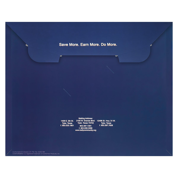 Custom Printed Conformer® Expanding Tuck Tab Portfolio Envelope