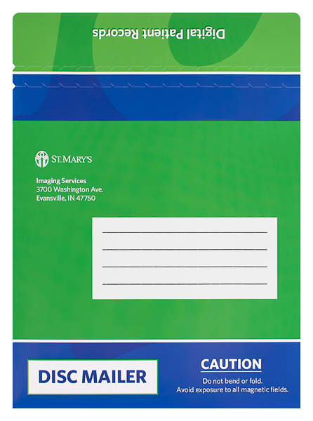 Custom Printed Adhesive Strip Single CD/DVD Mailer Envelope