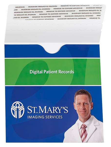 Custom Printed Adhesive Strip Single CD/DVD Mailer Envelope